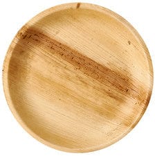 PAPSTAR palm leaf plate "pure", round – mundizio