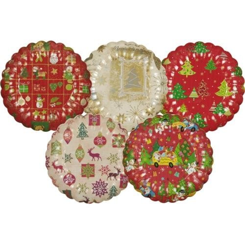PAPSTAR Advent plate, round – mundizio