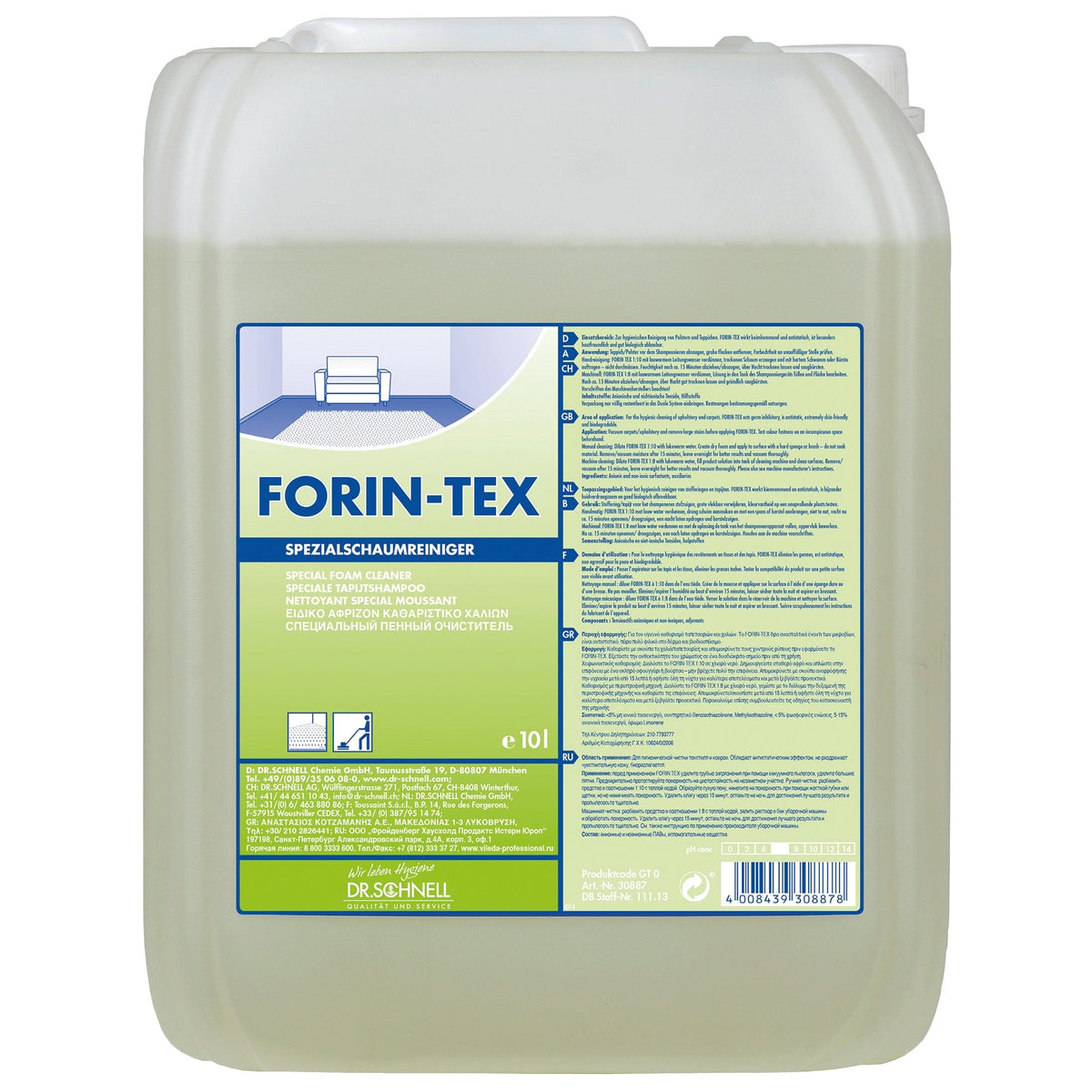Dr. Schnell Forin-Tex special foam cleaner – mundizio