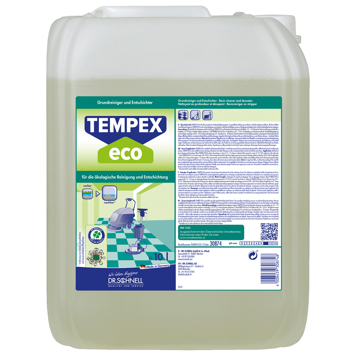 Dr. Schnell Tempex ECO basic cleaner – mundizio