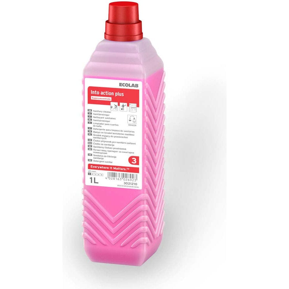 ECOLAB Into action plus Sanitärreiniger | Hochkonzentrat | Ergiebig ...