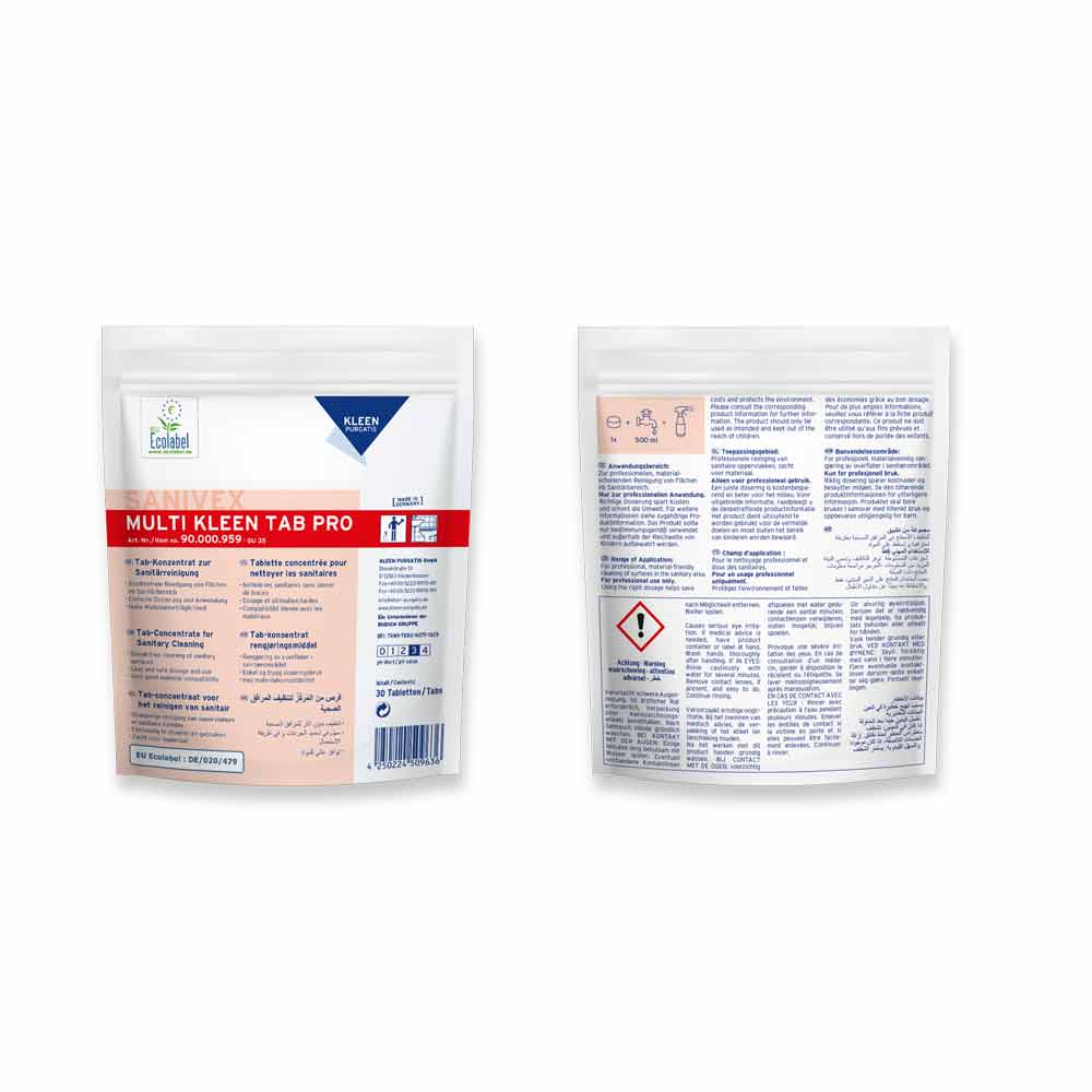 Kleen Purgatis Sanivex Tab Pro Sanitärreiniger Tabs – mundizio